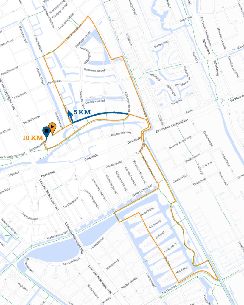 10 kilometer hardlopen - Wateringse Veld Loopfestijn